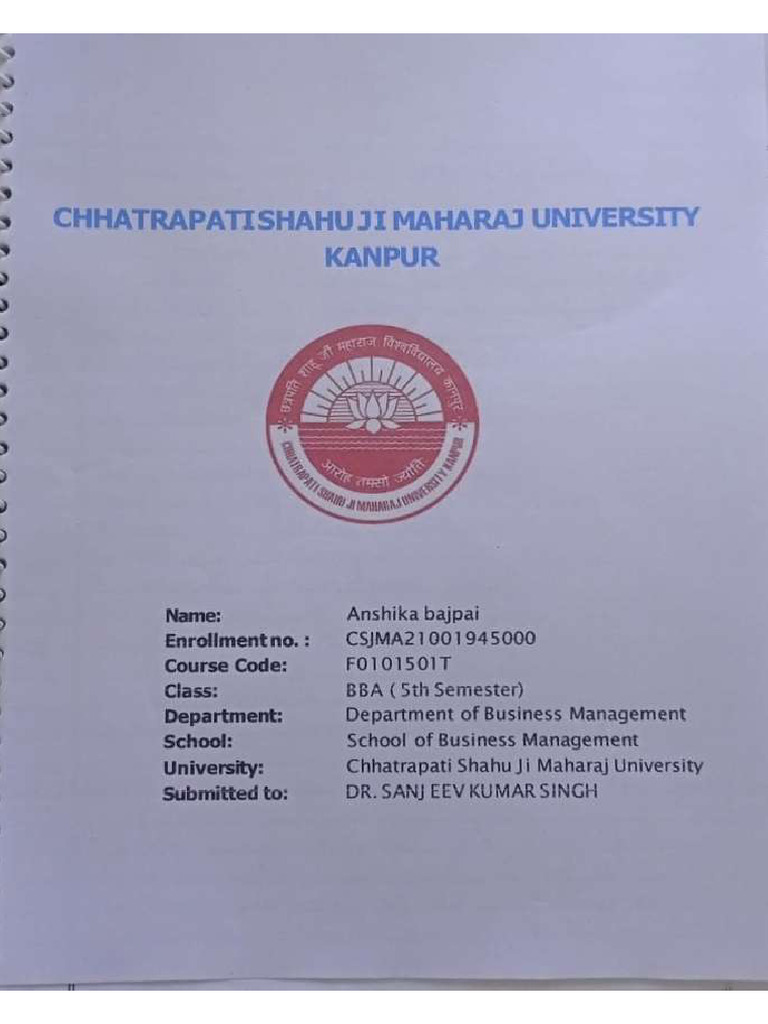 Assignment Anshika Bajpai | PDF