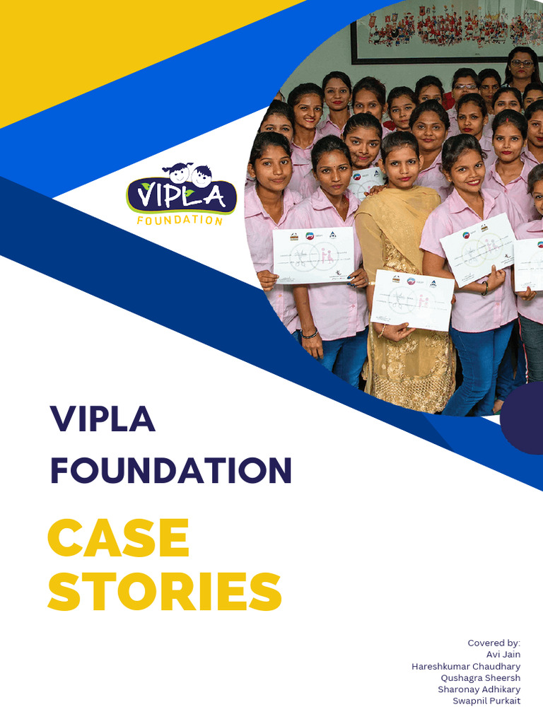 Case Stories - Vipla Foundation | PDF | Motivation | Motivational