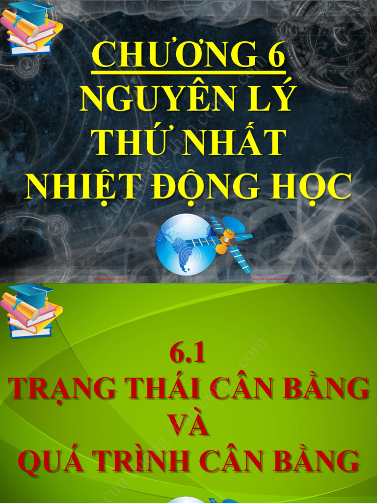 Vat Ly Dai Cuong 1 Nguyen Kim Quang Chuong 6 Nguyen Ly Thu Nhat Nhiet Dong Luc Hoc ...