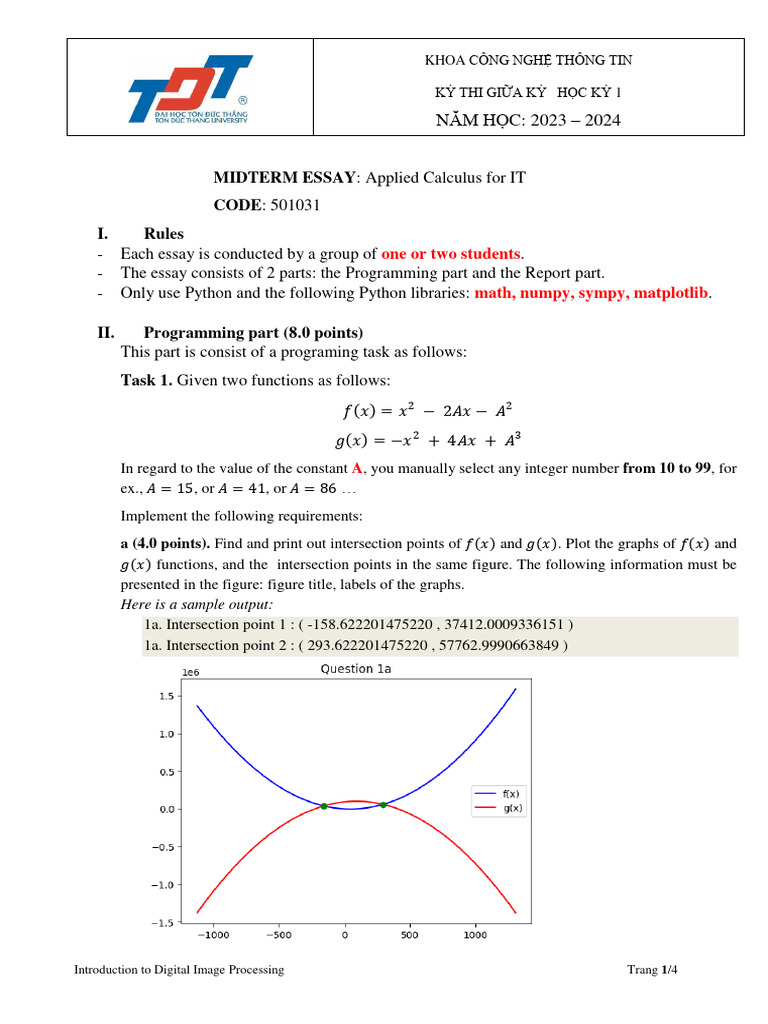 Essay Calculus | PDF | Tangent | Computing