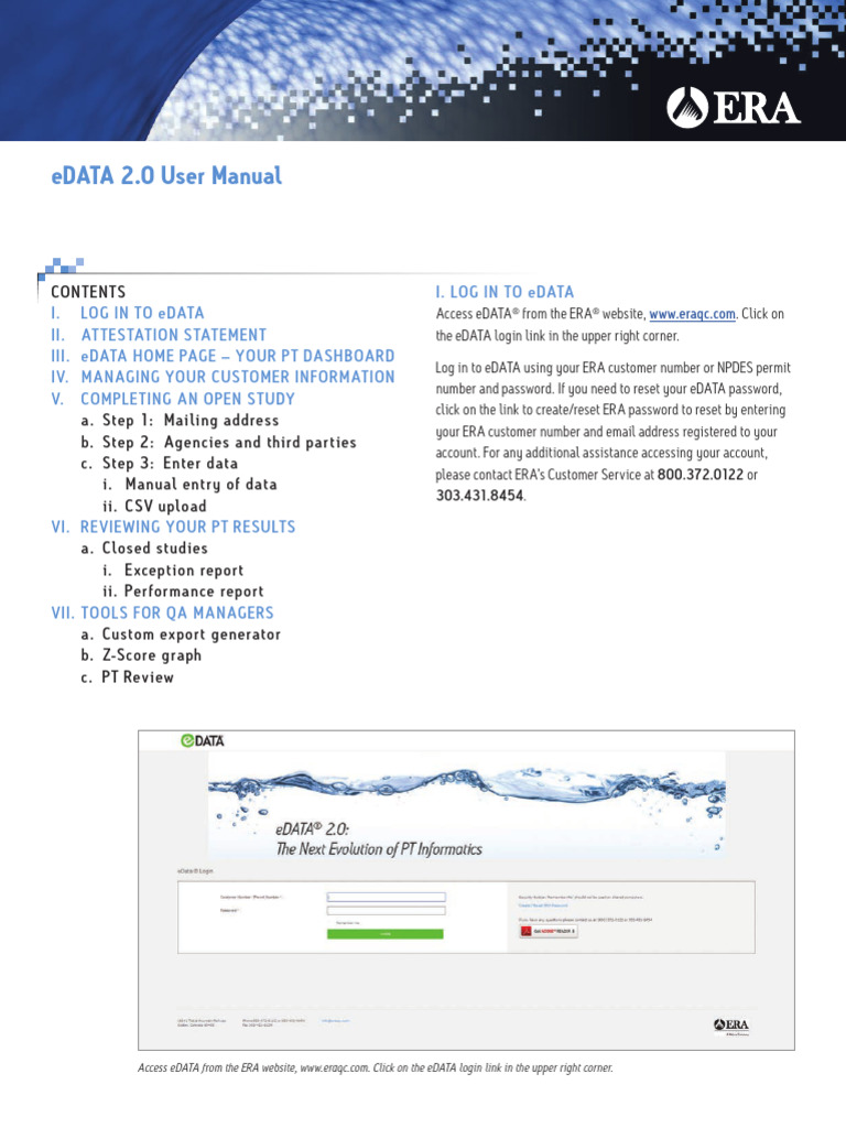 ERA 2015 - Edata - 2 - User - Manual | PDF | Icon (Computing) | Menu (Computing)