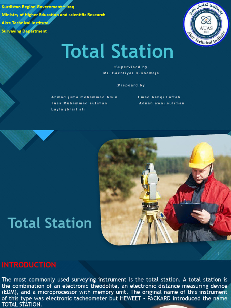 Total Station | Download Free PDF | Surveying | Optics