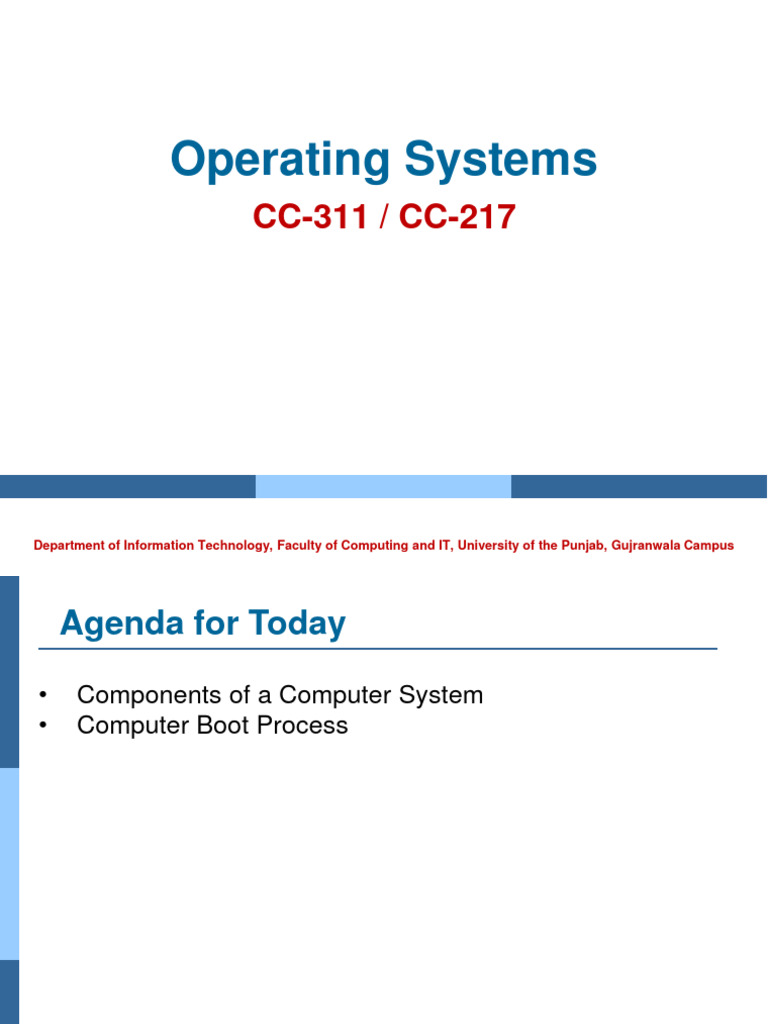 Operating System Notes BSIT | PDF | Booting | Bios