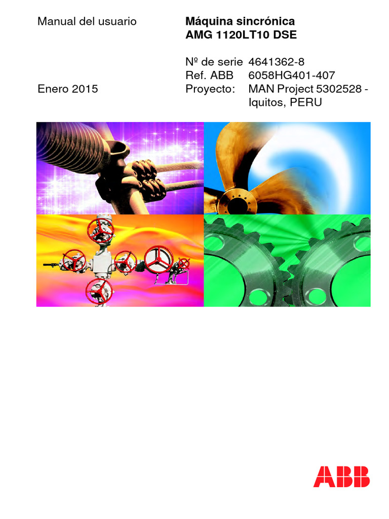 Manual Abb - Generador | Descargar gratis PDF | Rodamiento (Mecánico ...