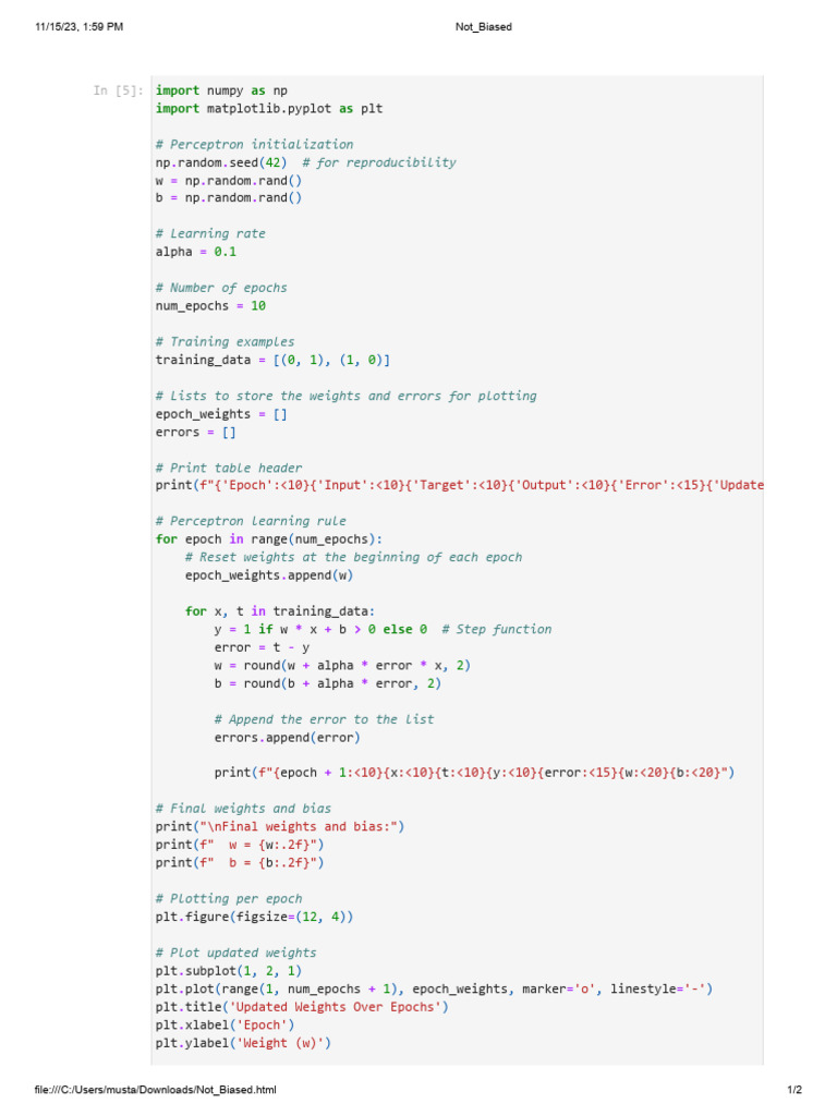 NOT - Gate - Biased | PDF | Computational Science | Computer Programming