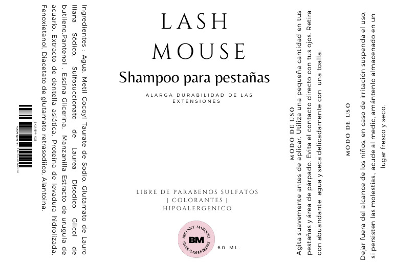 Etiqueta Lash Mouse | PDF