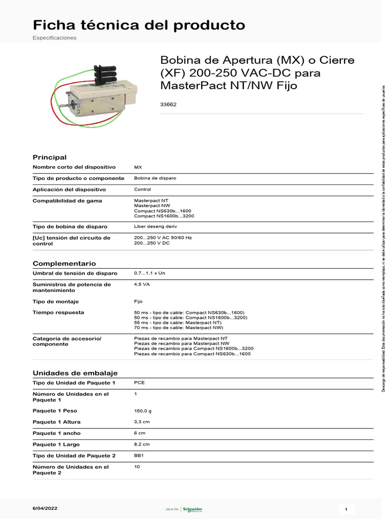 Compact NS - 630 A - 33662 | PDF | Ingenieria Eléctrica | Electrónica