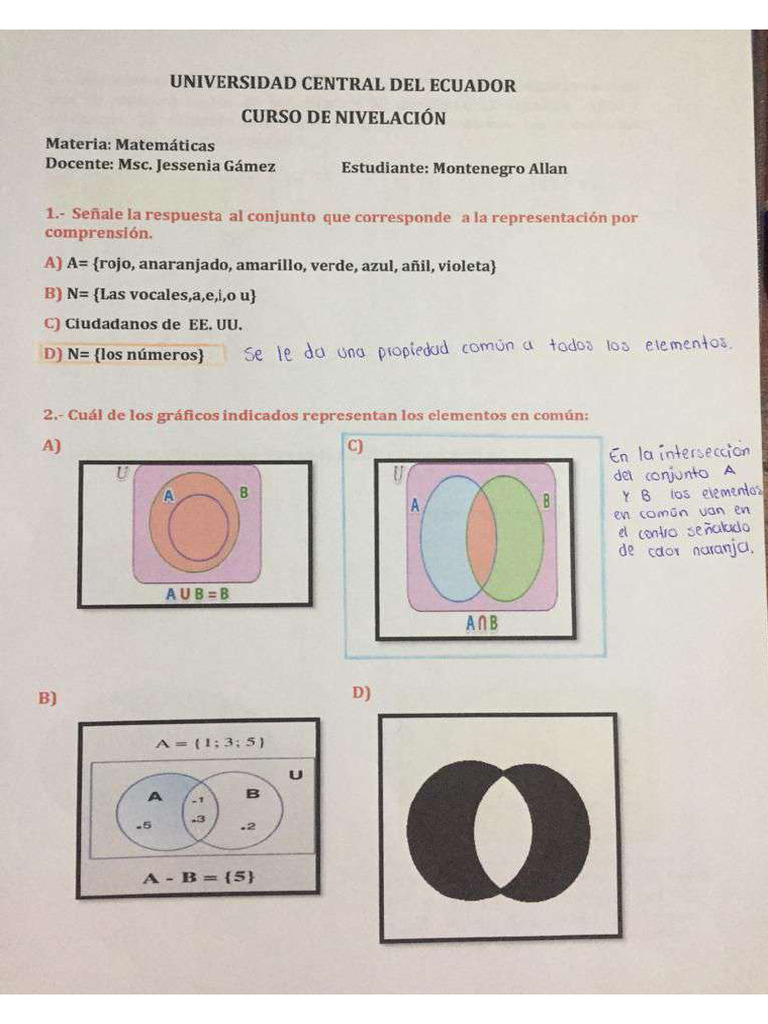 Taller Conjuntos | PDF