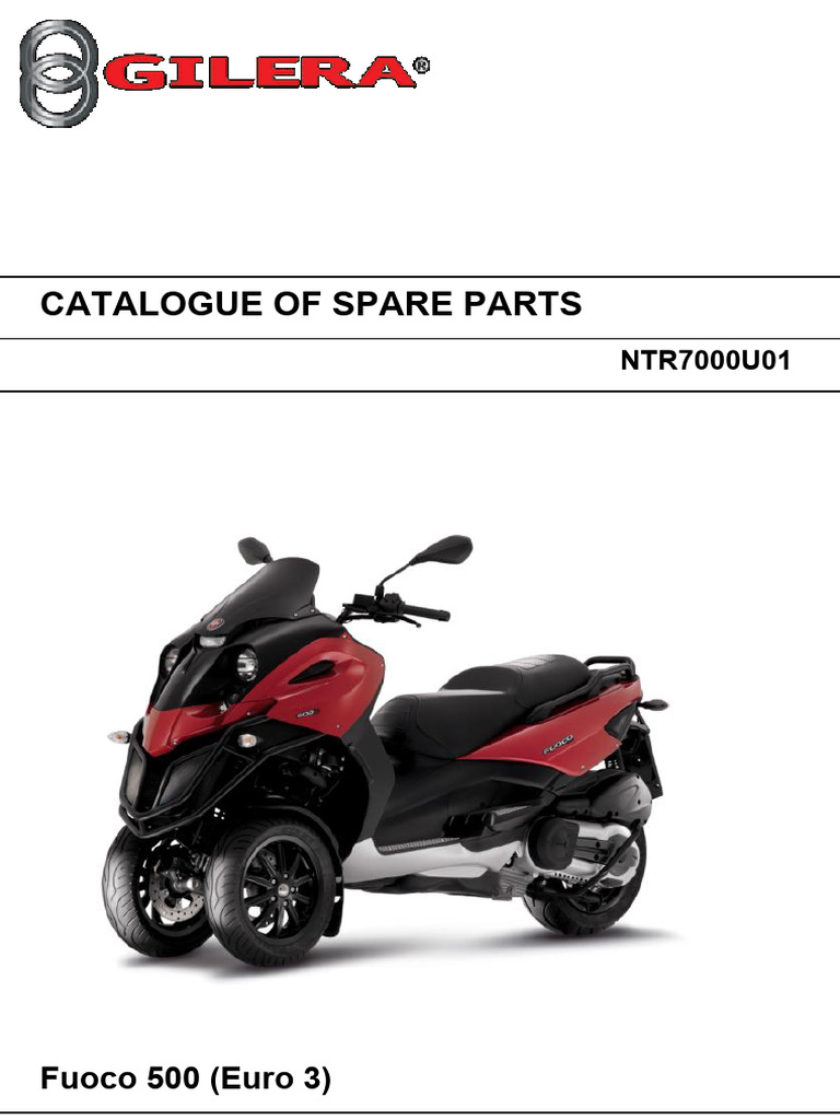 Gilera - Fuoco Parts Diagrams | PDF