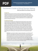 ACA Ethical Decision - Making Model | PDF | Decision Making | Justice
