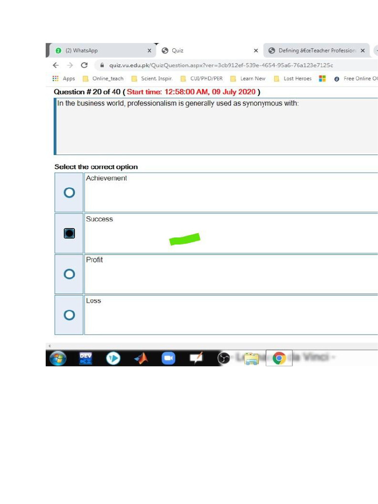 EDU433 MID Term MCQs 2020 Solved | PDF