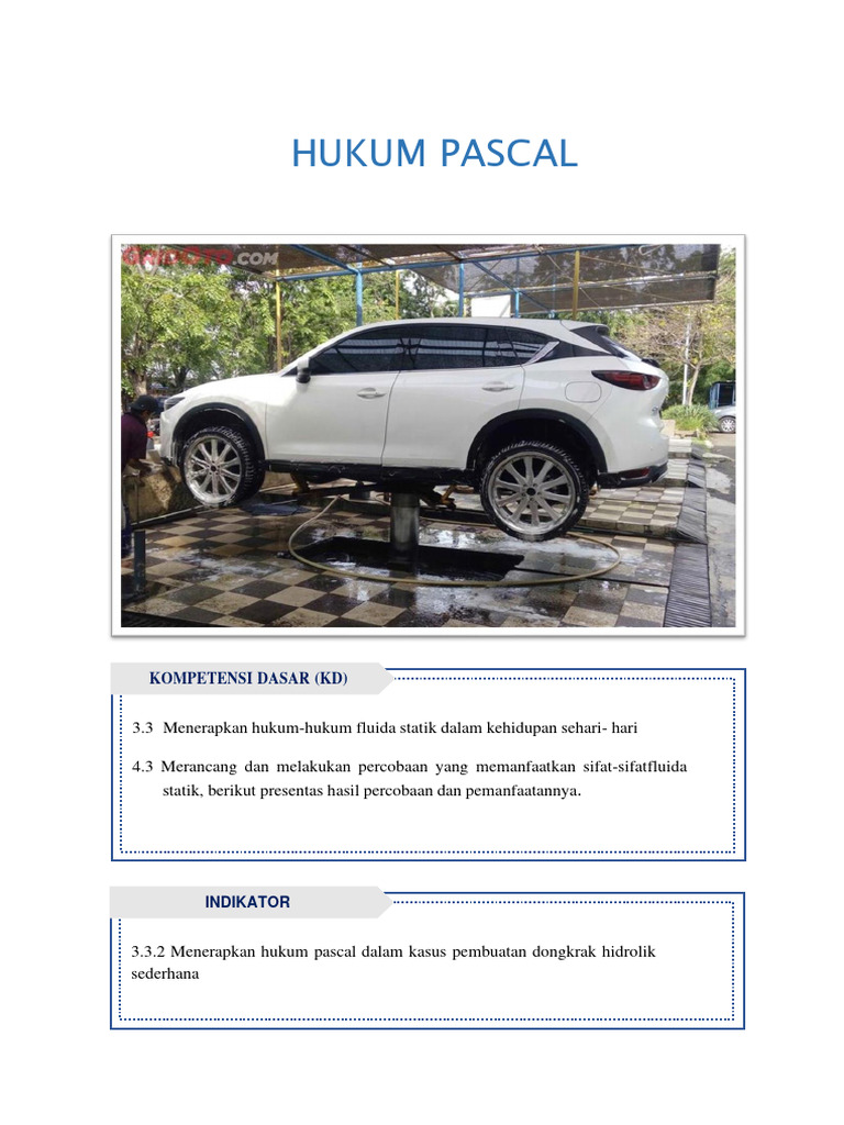 LKPD Hukum Pascal Iswa | PDF
