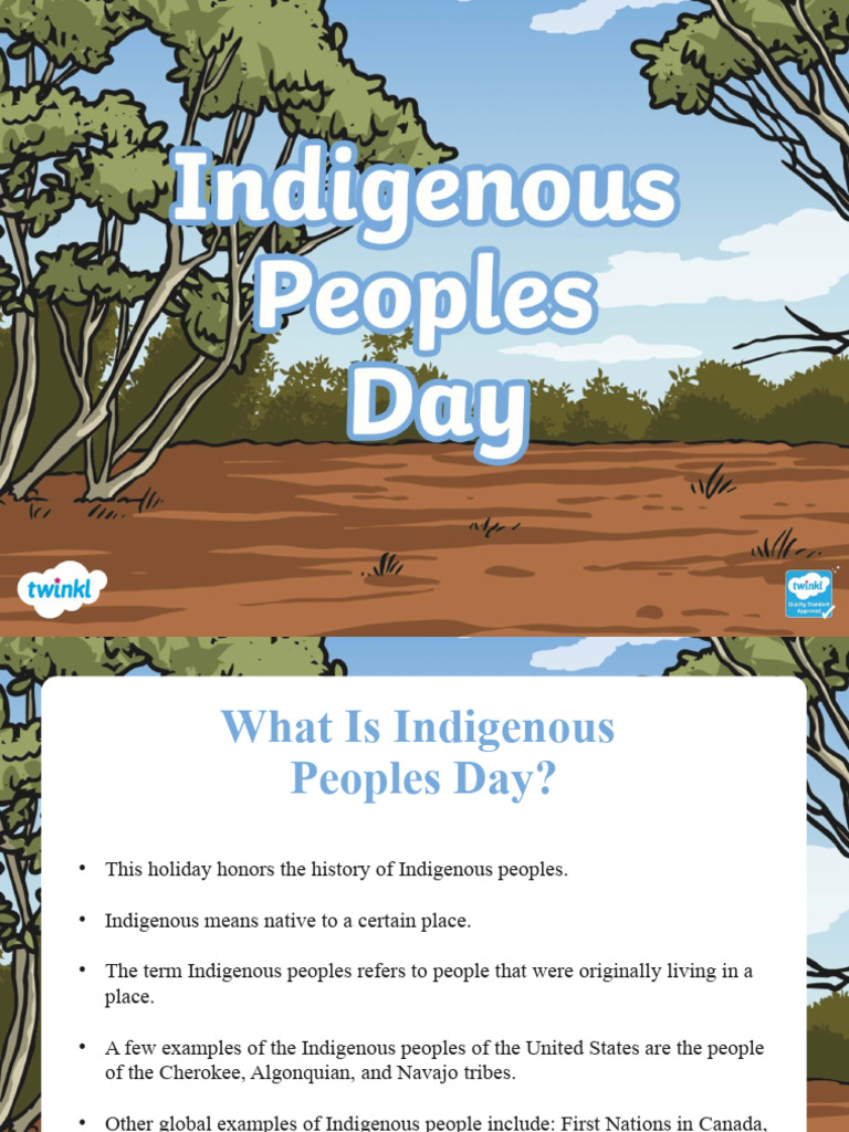 Indigenous People's Day | PDF | Native Americans In The United States ...