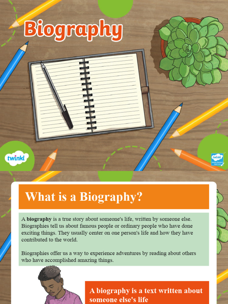 Features of a Biography for KS2 | PDF | Classics | General Fiction