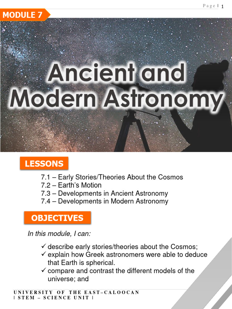 7 Ancient+and+Modern+Astronomy | PDF | Heliocentrism | Astronomy