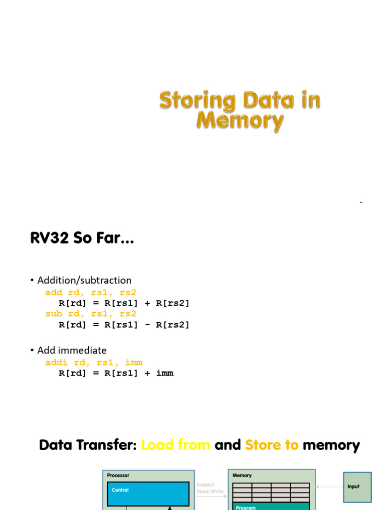 Lec08 BW | PDF | Random Access Memory | Digital Electronics