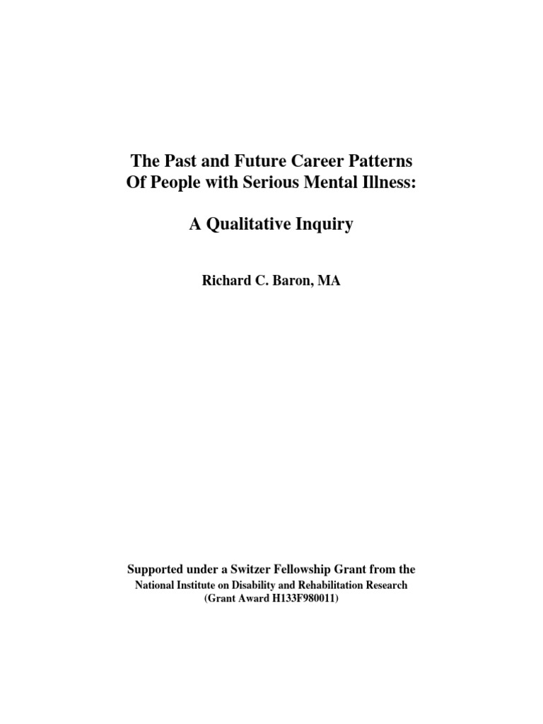The Past and Future Career Patterns of PPL With Serious MI | PDF ...