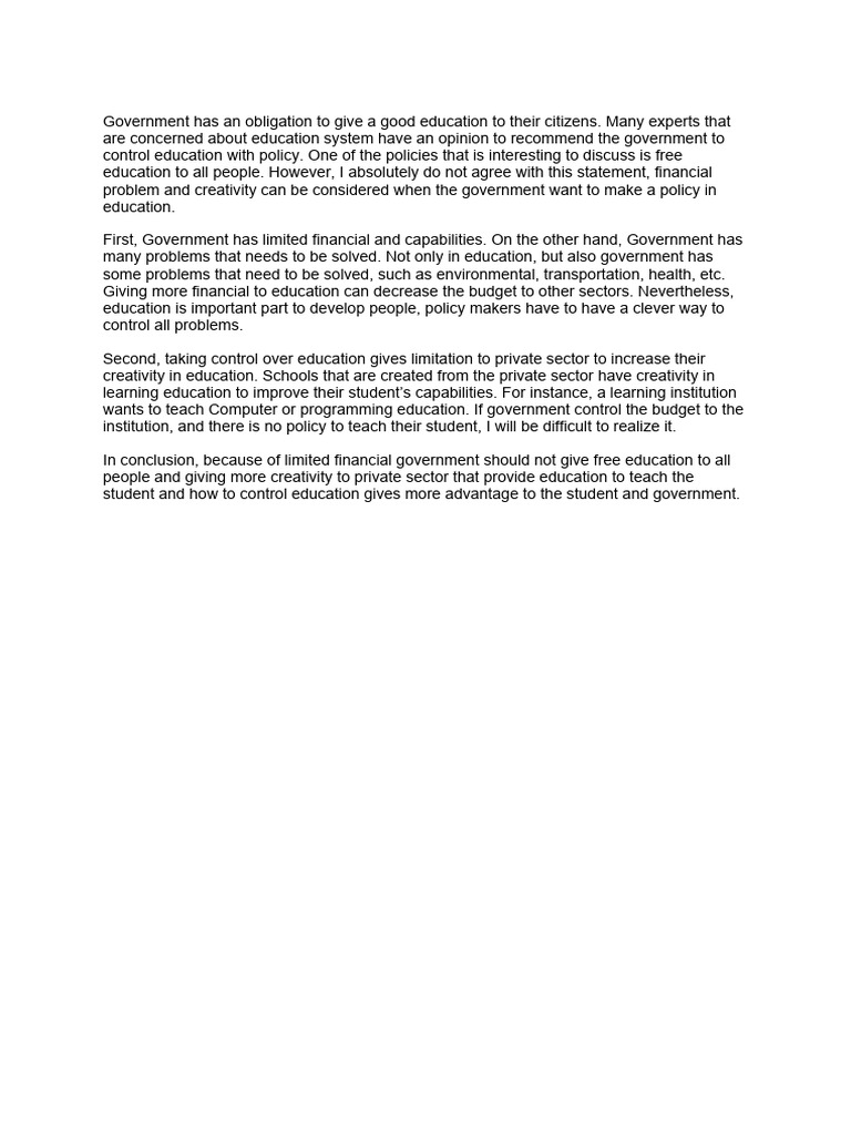 Writing Task 2 Practice Example PDF