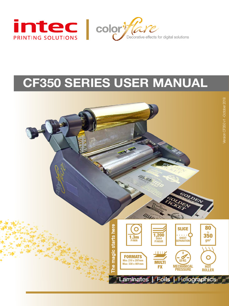 ColorFlare CF350 User Manual | PDF | Ac Power Plugs And Sockets | Knife