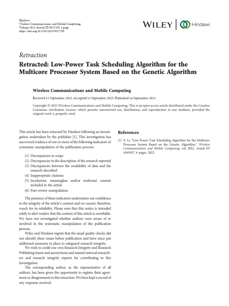 2022 (001) - Low-Power Algorithm On Generic | PDF | Multi Core Processor | Scheduling (Computing)