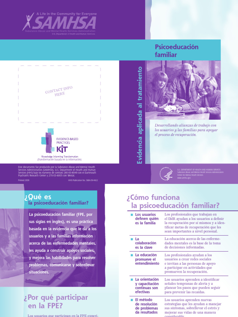 Spanish Brochure | Descargar gratis PDF | Sicología
