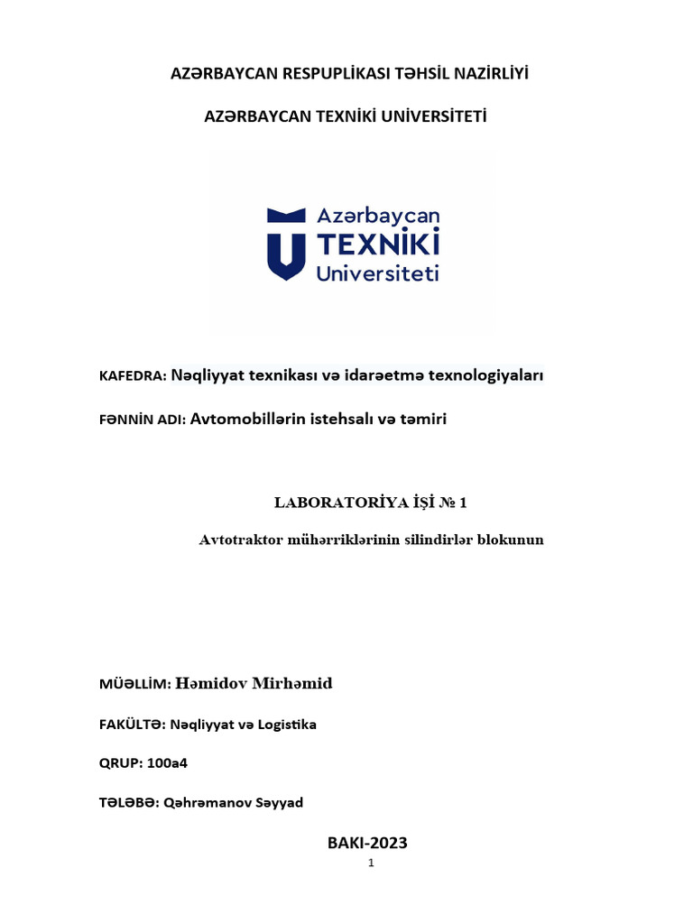 Laborator Işi 1 | PDF