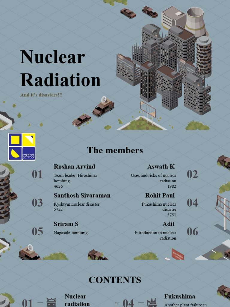 Biology Project On Nuclear Radiation | PDF | Radioactive Waste | Radiation
