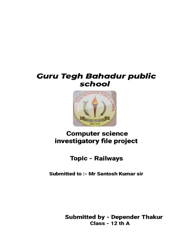 Cs Project | PDF Cs Project | PDF