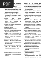 Basic Econometrics Questions and Answers | PDF | Estimator | Econometrics