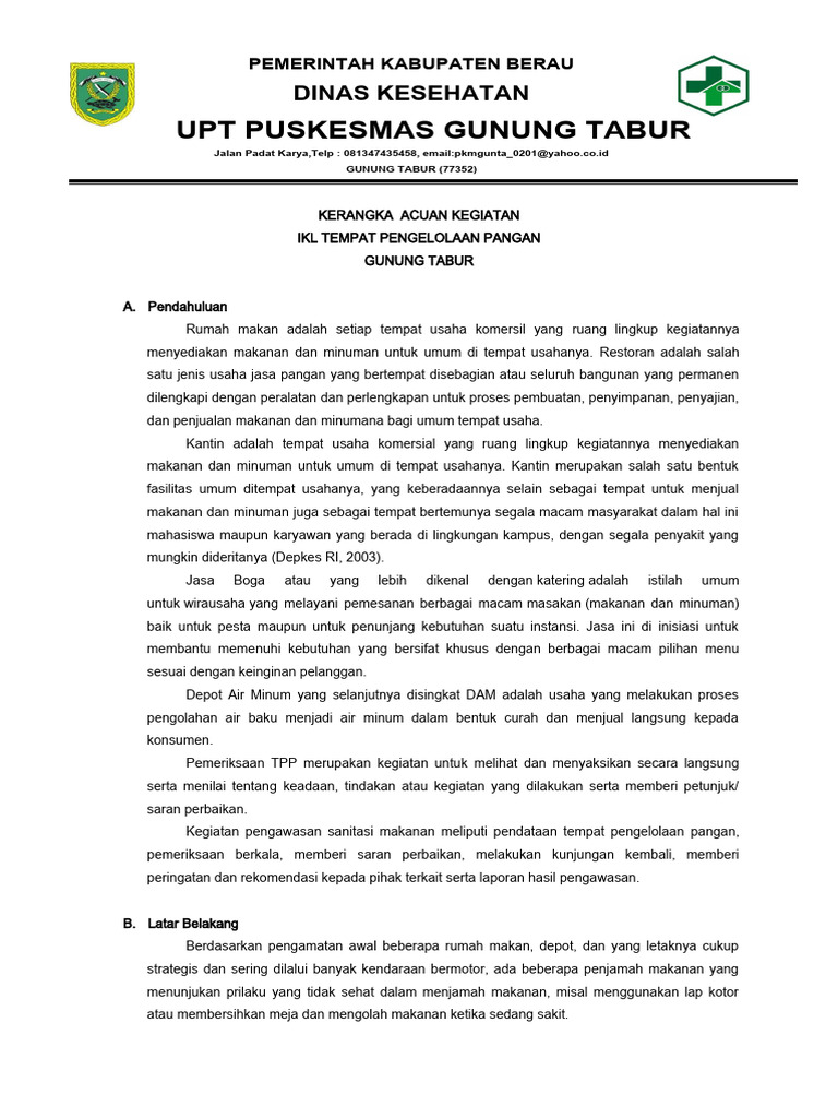 Kak TPP | PDF | Kesehatan Holistik