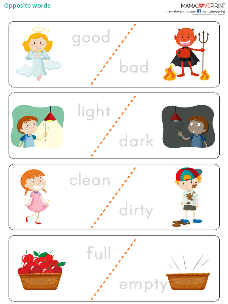 Mamaloveprint English Opposite 2 Book | PDF