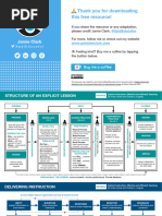TEACHING WALKTHRUs - Explaining - Modelling | PDF | Metacognition | Concept