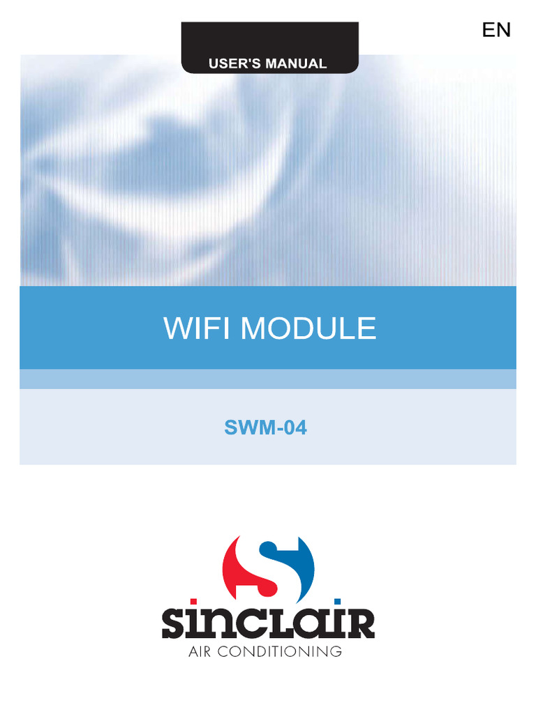 Sinclair Um Wifi Module SWM 04 en | PDF | Wi Fi | Mobile App