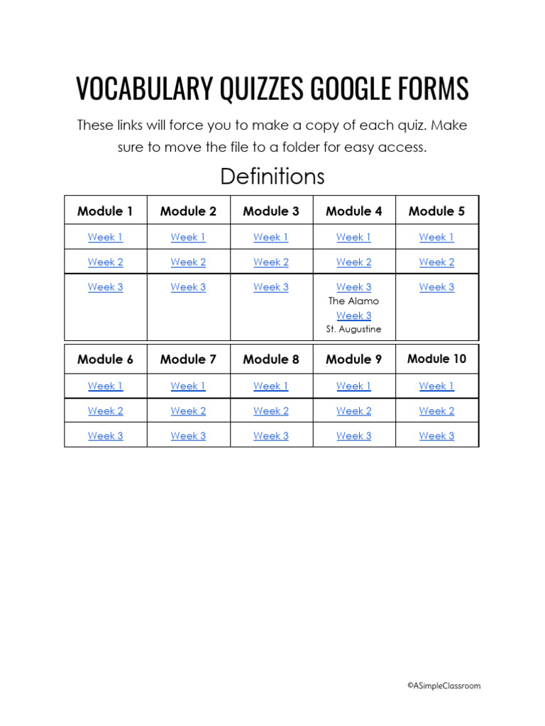 HMH VocabularyQuizzes | PDF