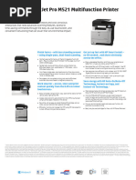 HP M605 Datasheet | PDF | Printer (Computing) | Microsoft Windows