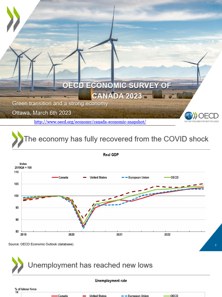 Canada 2023 OECD-economic-survey Presentation | PDF | Cost Of Living ...