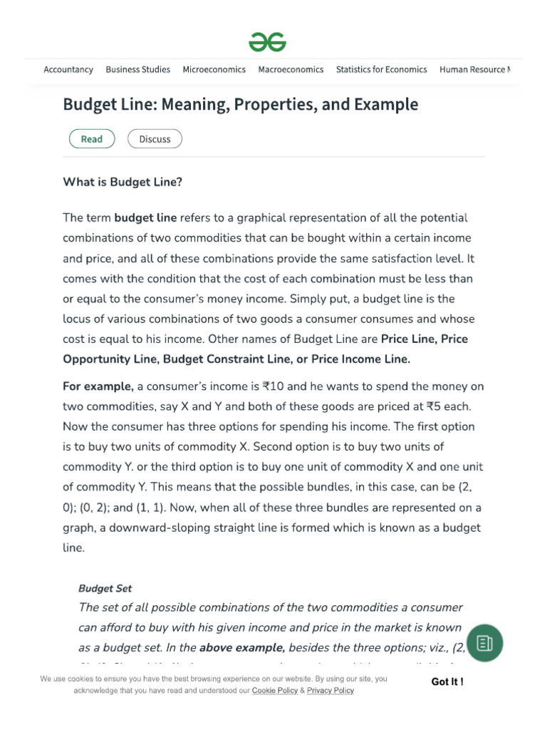 Budget Line | PDF