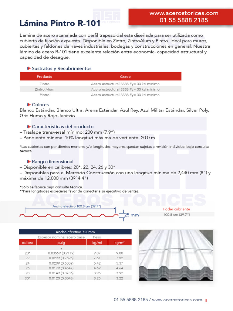 Lamina R 101 Pintro | PDF
