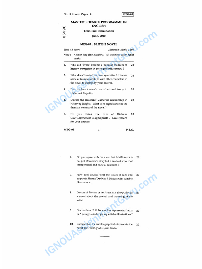 MEG 03 June2010 June2023 PDF | PDF | Great Expectations