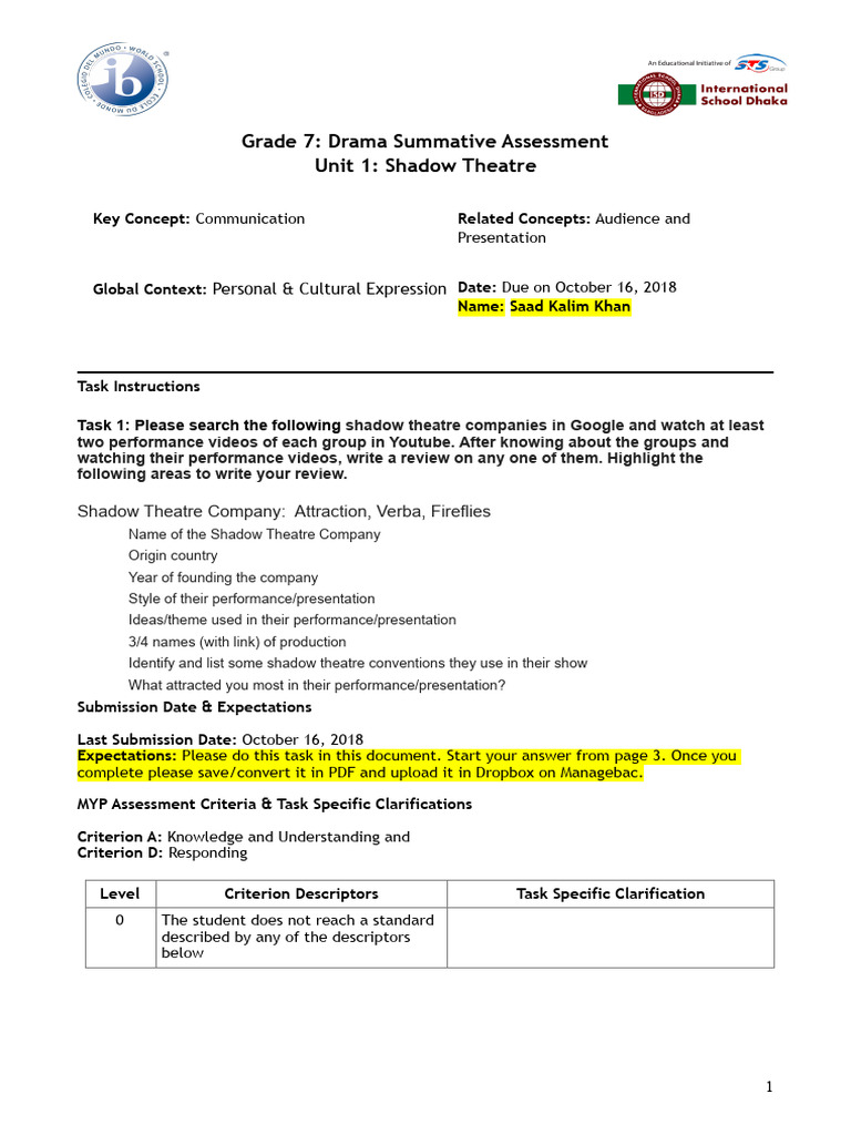 Summative Assessment 1 | PDF | Information | Knowledge