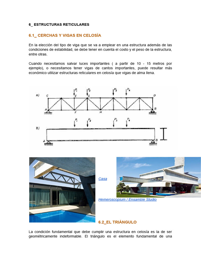 Estructuras Reticulares | PDF