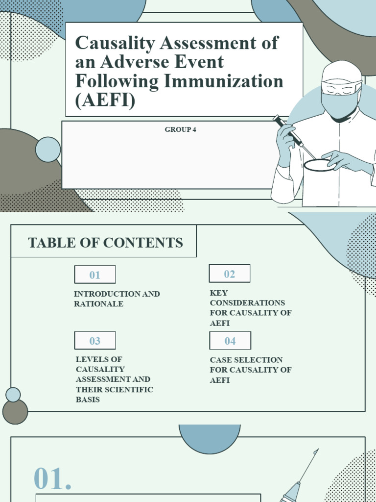 AEFI Causality Assessment Guidelines | PDF | Vaccines | Vaccination