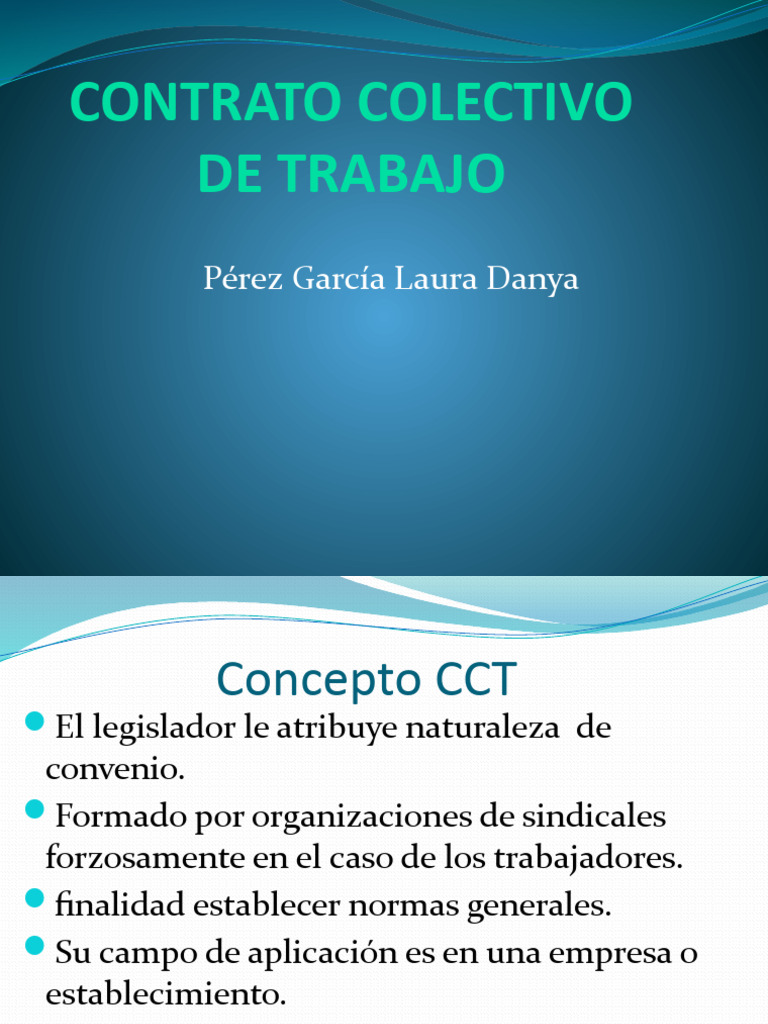 Contrato Colectivo de Trabajo | PDF | Sindicato | Acuerdo colectivo