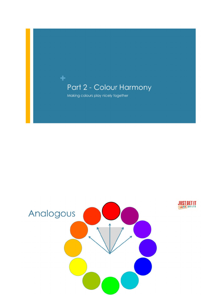 Colour Harmony Handout | PDF