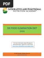 Six-Food Elimination Diet Overview | PDF | Gastroenterology | Esophagus