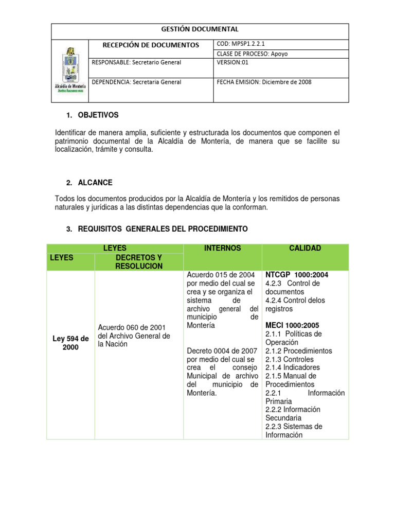 5 Recepcion Documentos | PDF | Gestión de registros | Software