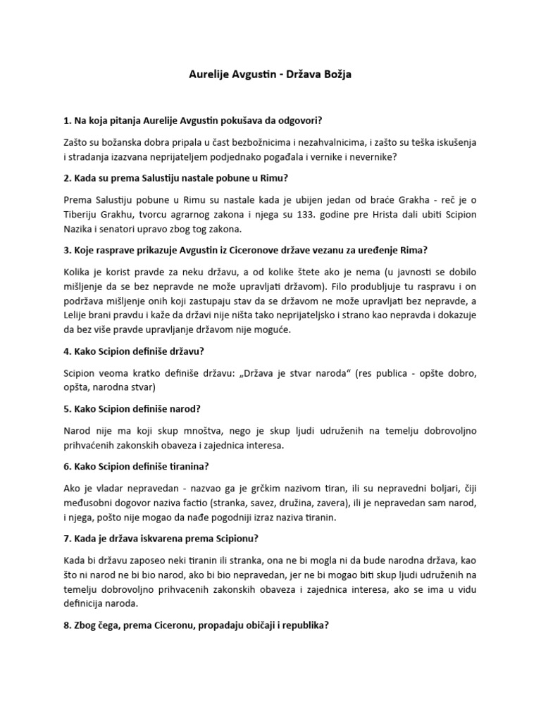 Aurelije Avgustin | PDF