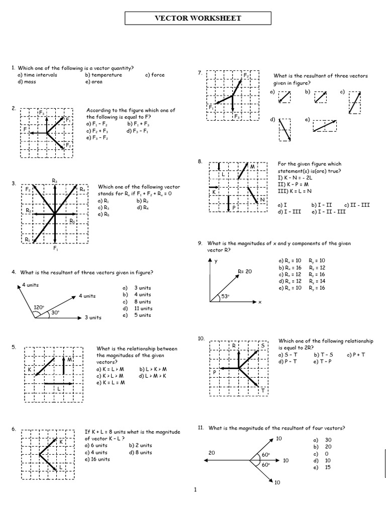 Worksheet - Vectors 4 | PDF | Norm (Mathematics) | Euclidean Vector