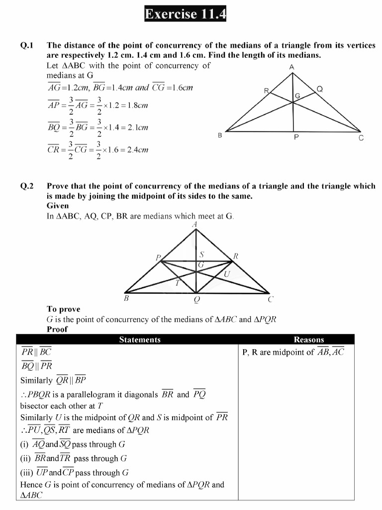 9th Math Chapter 11 11.4 | PDF