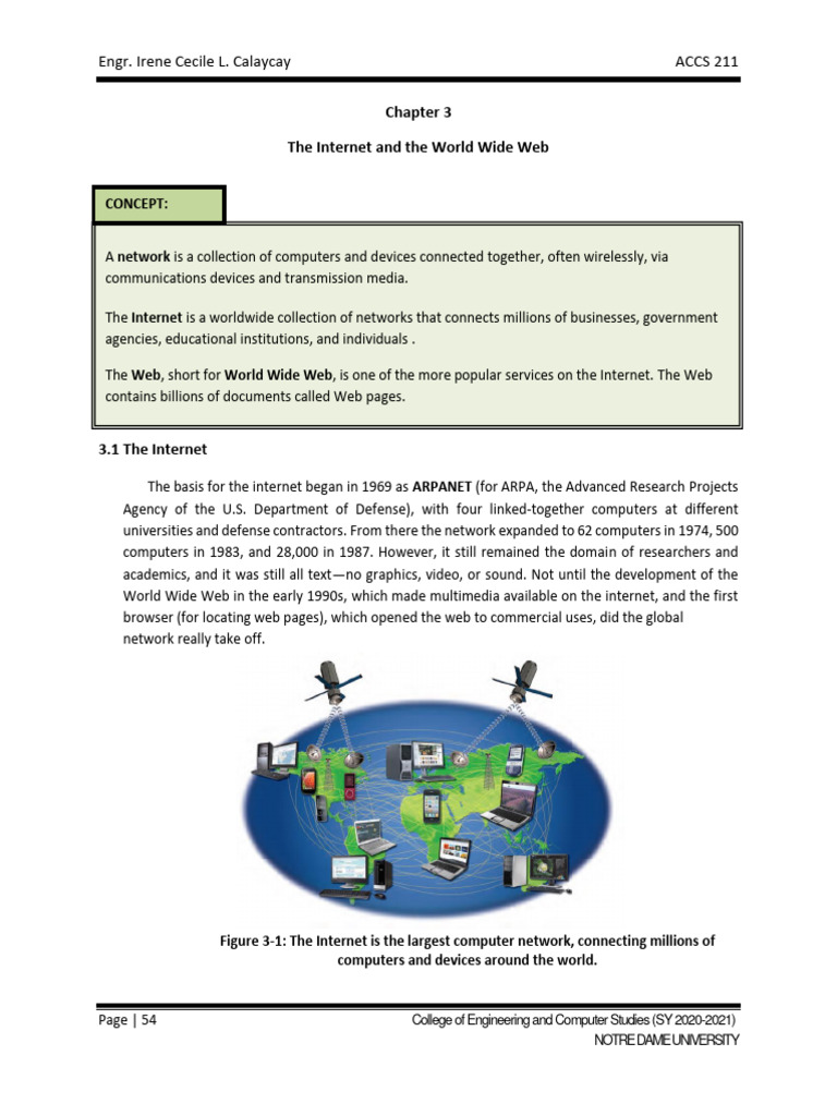 6 Chapter 3 The Internet and World Wide Web | PDF | World Wide Web | Internet & Web